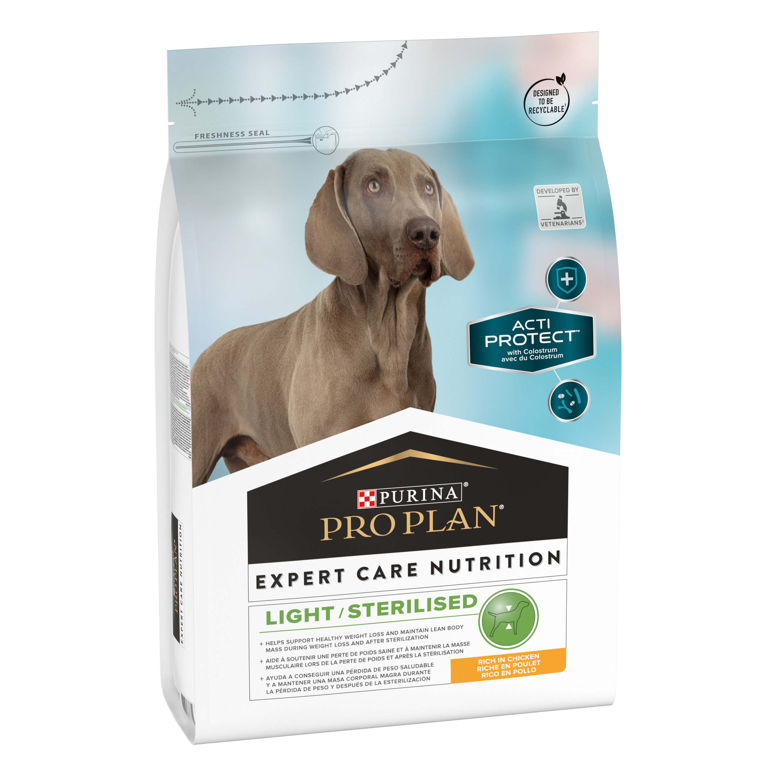 PRO PLAN® EXPERT CARE NUTRITION, LIGHT/STERILISED, piletina | Purina HR